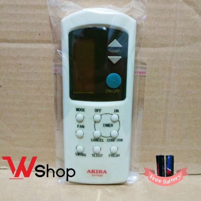Promo Remot Remote Ac Akira Original - Air Conditioner J Diskon 23% Di Seller Hayami Store ...