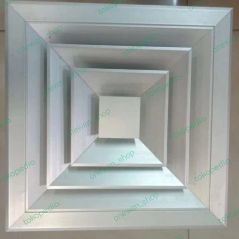 Promo Diffuser Grill Ac Sok 4 In 28x28 Cm Aluminium Restoran, Mall, Dll ...