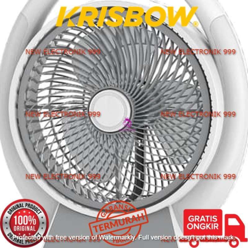Promo Krisbow Emergency Box Fan 8inc 10145032 Diskon 23% Di Seller ...