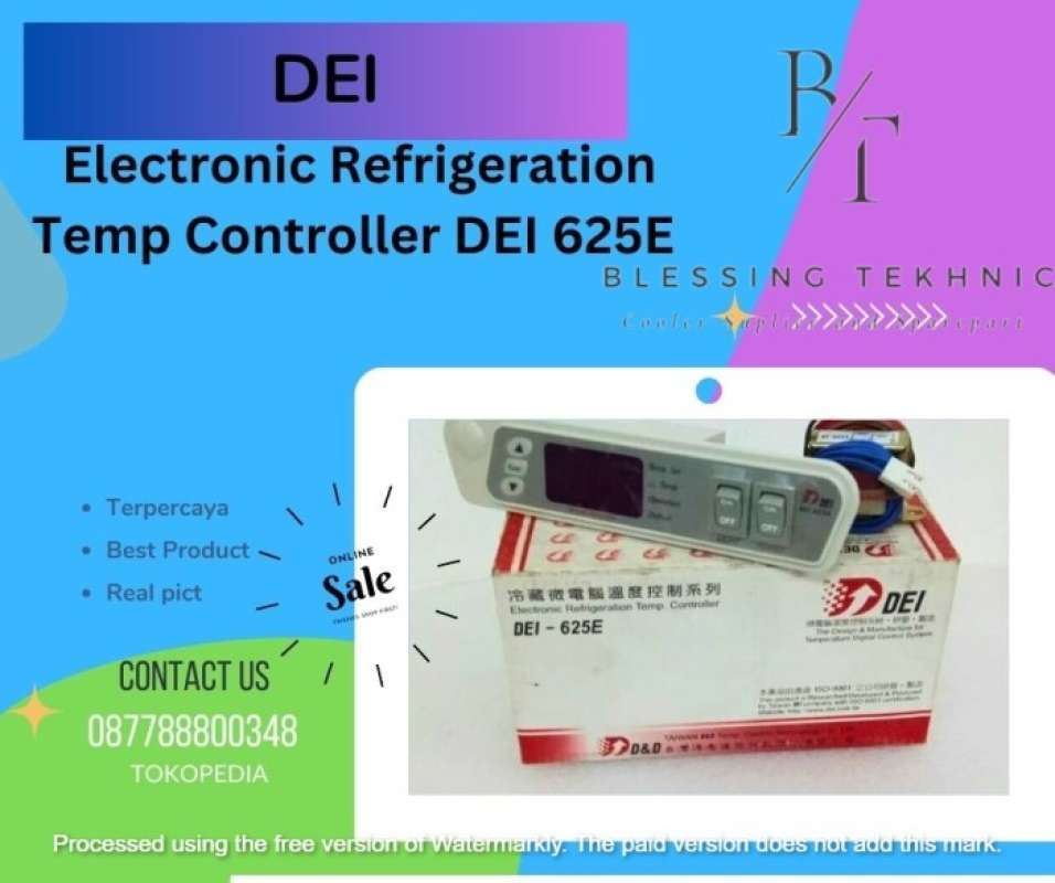 Promo Electronic Refrigeration Temp Controller Dei 625e Diskon 23% Di Seller Hirai Store - Pasar ...