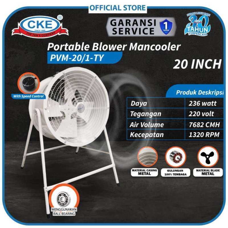 Promo Portable Blower Mancooler 20 Inch Axial Drum Fan Mancooler 20 ...