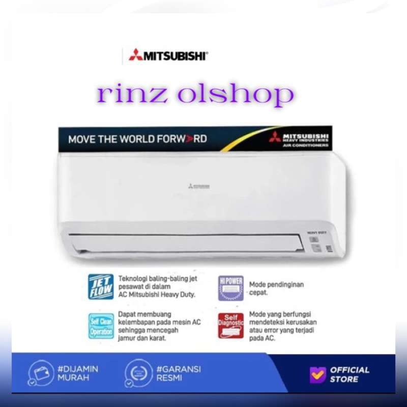 Promo Ac 1pk Mitsubishi Srk-09-ctr Ac Standrat Thailand R32 Srk09ctr Diskon 23% Di Seller Akashi ...