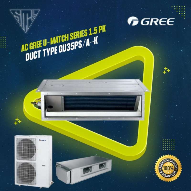 Promo Ac Gree U-match Series - Duct Type 1.5 Pk Gu35ps/a-k Diskon 23% ...
