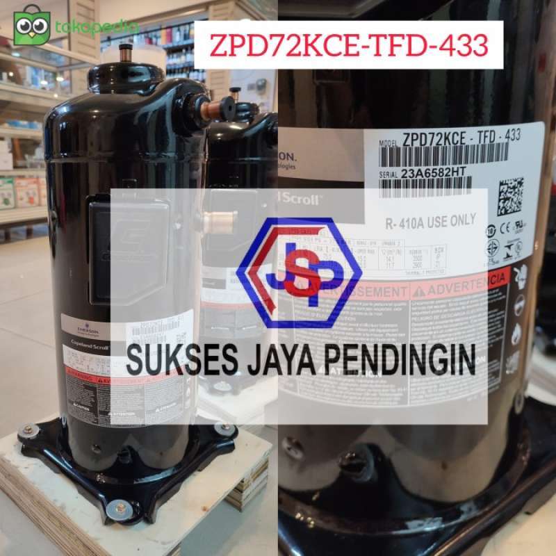 Promo Compressor Copeland Zpd72kce-tfd-433 / Kompresor Zpd72kce-tfd-433 Diskon 23% Di Seller ...