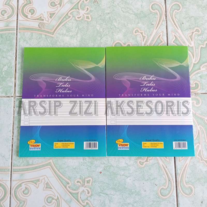 Jual Buku Tulis Halus Vision Latihan Menulis Tegak Bersambung Di Seller ...