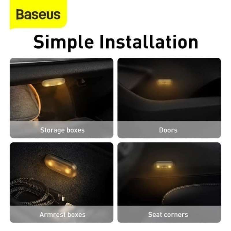 Promo Baseus Car Interior Light Led Capsule Lampu Plafon Kabin Mobil ...