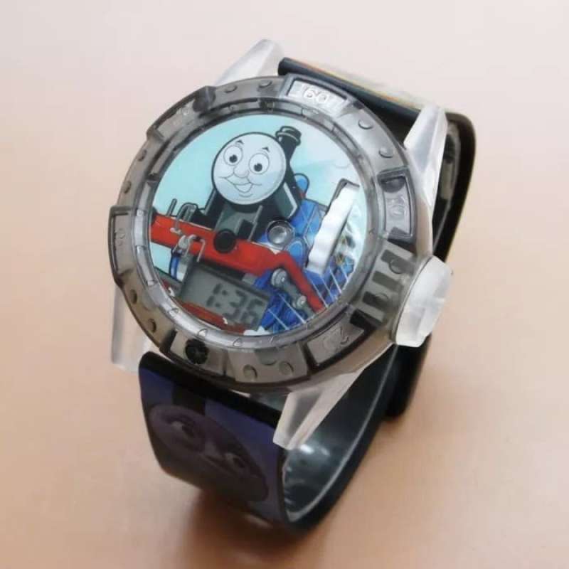 Jual Jam Tangan Anak Thomas Lampu Led Laser Proyektor Plus Musik Di ...