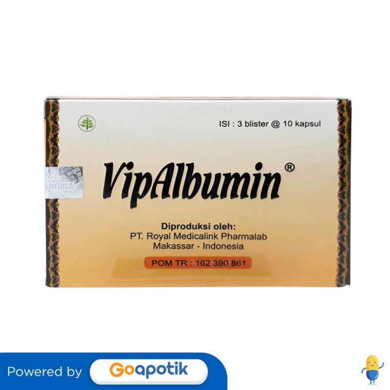 Jual Vipalbumin Box Isi 30 Kapsul Di Seller Apotek Diamond Taman Sari ...