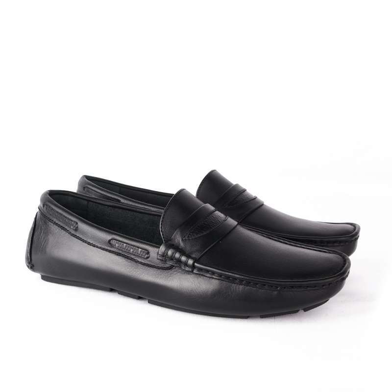 Promo Sepatu Casual Pria Loafer Moccasin Gino Mariani Gassan Hitam Diskon 20% Di Seller ...