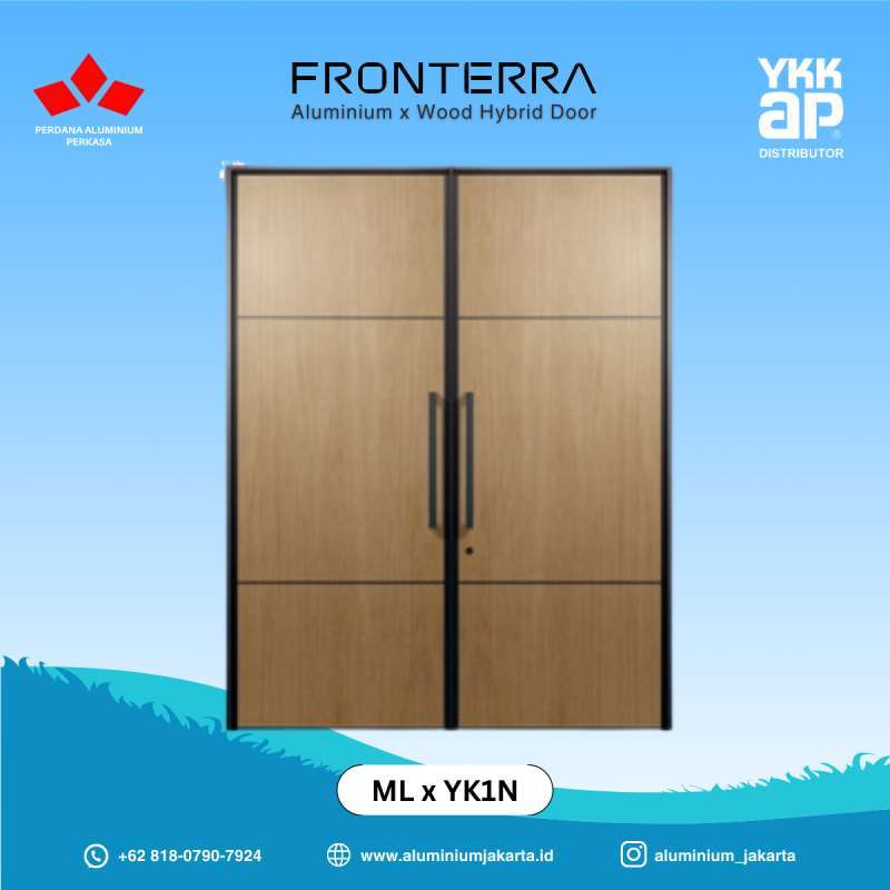 Promo Fronterra Entrance Door By Ykk Ap (basic) Double - 1736mm X ...