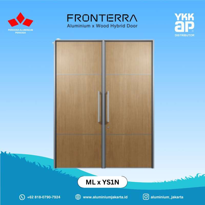 Promo Fronterra Entrance Door By Ykk Ap (basic) Double - 1736mm X ...