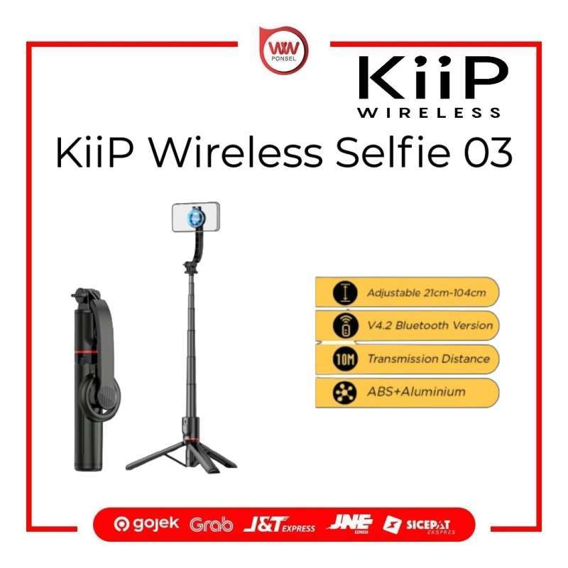 Jual Kiip Wireless Selfie 03 Tongsis Bluetooth Adjustable Tripod ... Jual Kiip Wireless Selfie 03 Tongsis Bluetooth Adjustable Tripod ...
