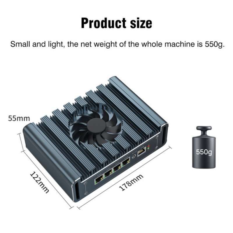 Jual Industrial Mini Pc G31f Core I3 1215u 6 Port Lan 2.5g Intel I226v ...