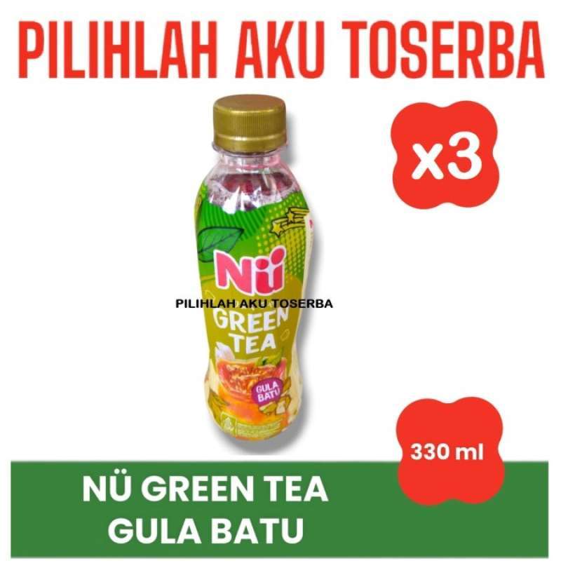 Promo Nu Green Tea Royal Jasmine Gula Batu 330 Ml - ( Harga 3 Botol ...