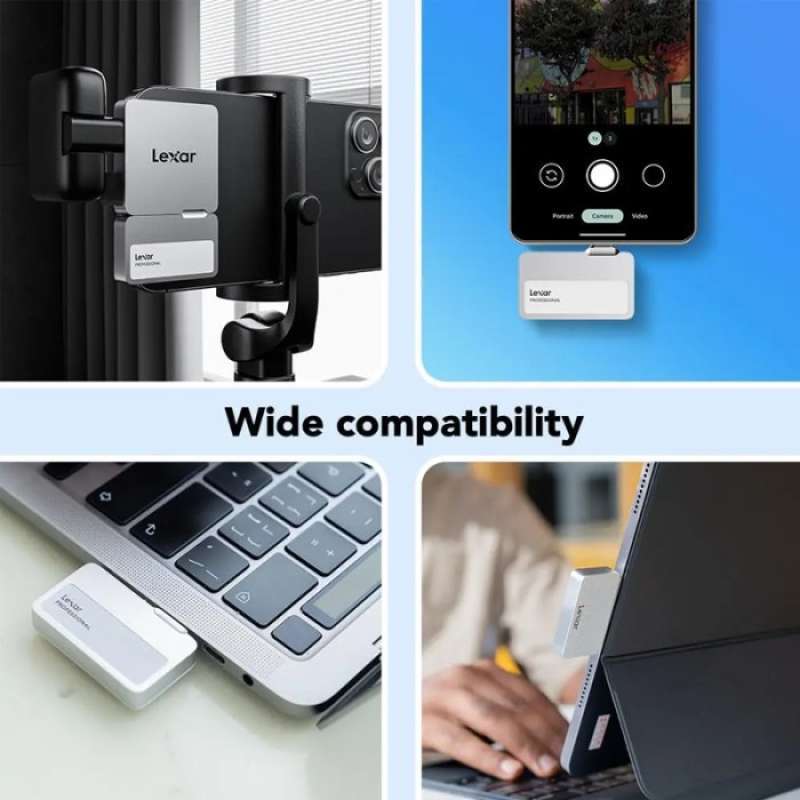 Jual Lexar Professional Go Portable Ssd With Hub 2tb Sl400 Lexar Go ...