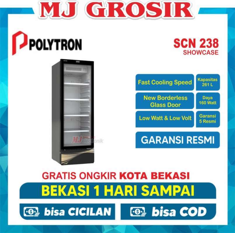Jual Showcase Polytron Scn 238 X 4 Rak Display Cooler Kulkas Low Watt ...
