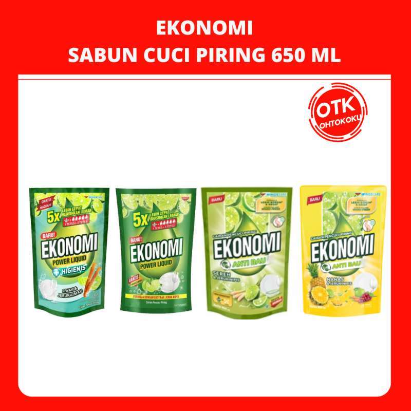 Jual Ekonomi Sabun Pencuci Piring 650ml Pouch Di Seller Ohtokoku Serba ...