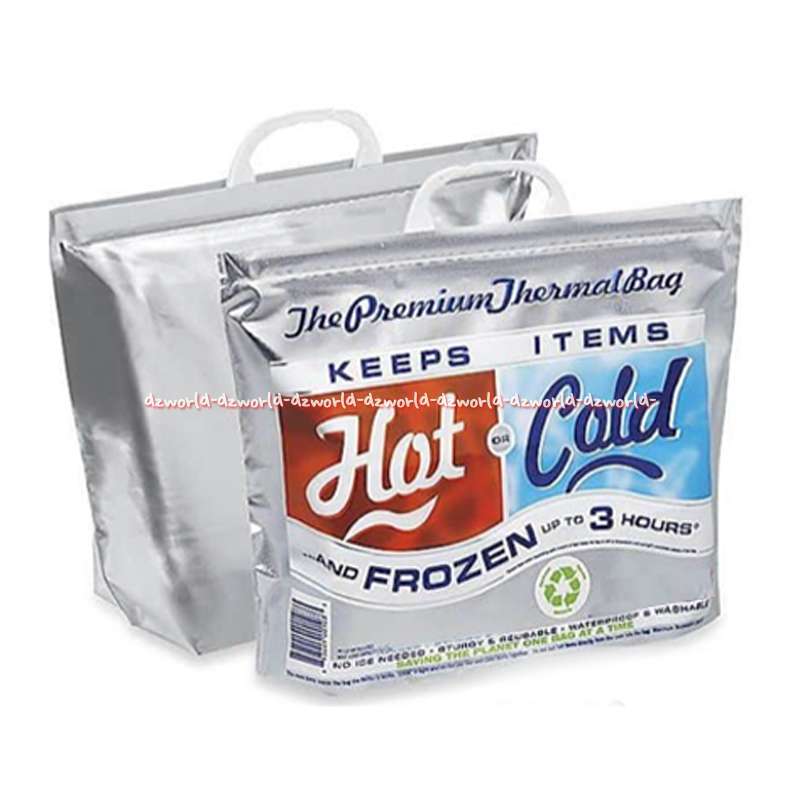 Jual The Premium Thermal Bag Keeps Item Hot Or Cold Large Kantong Tahan ...