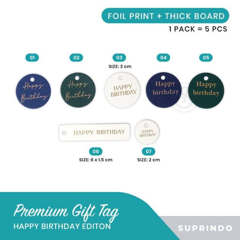 Jual Tag Happy Birthday 🏷️ Original Terbaru, Terlengkap, & Harga ...