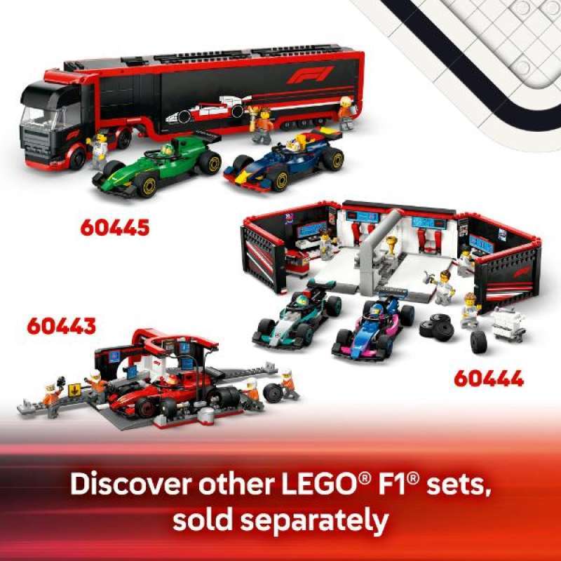 Promo LEGO City 60442 F1 Driver With Mclaren Race Car (86 Pieces) Balok ...