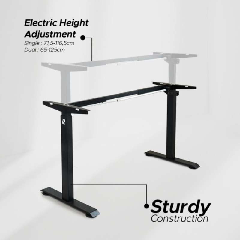 Jual Noir Neo Ergolift Daun Meja Table Top Papan Meja Kantor - 140x70 ...