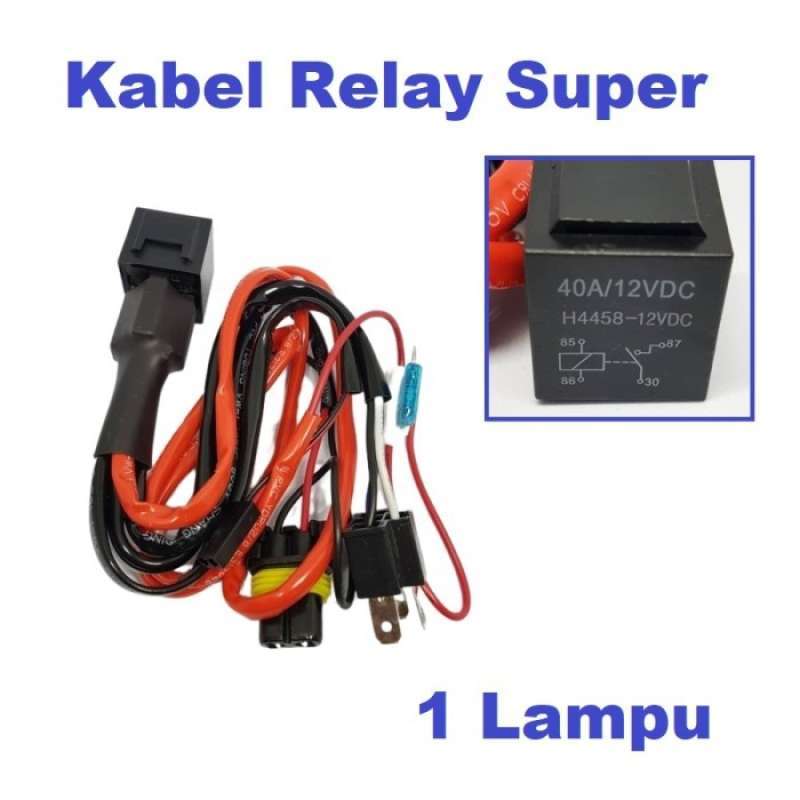 Promo Kabel Relay Super Lampu Hid Projector Biled Projie Led Motor ...