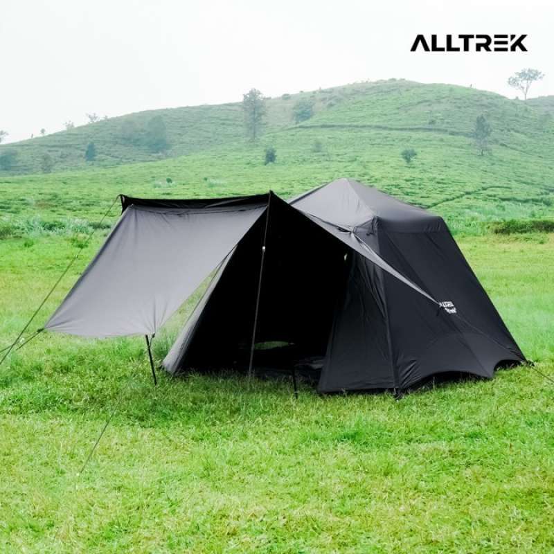 Jual Alltrek Tenda Camping Evoria Black Automatic Tent Double Layer 3-4 ...