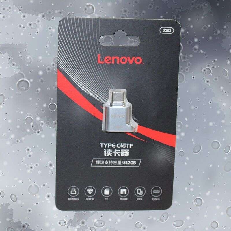 Jual Lenovo D201 USB C Tf Card Reader Type C To Tf Card Reader Di ...