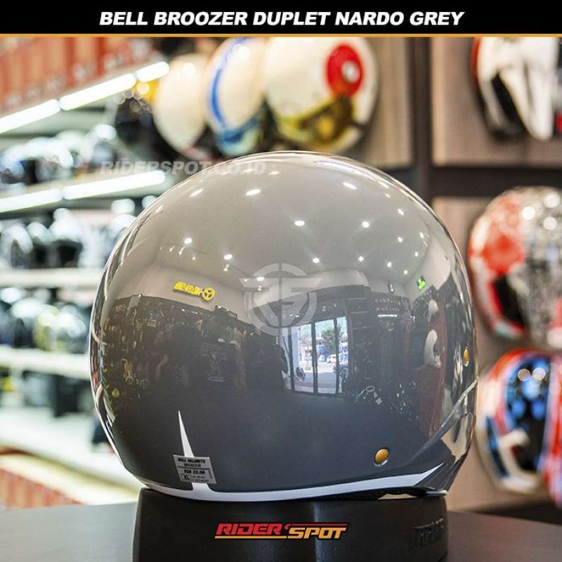 Jual Helm Bell Broozer Duplet Nardo Grey Crossover Helmet Touring Di ...