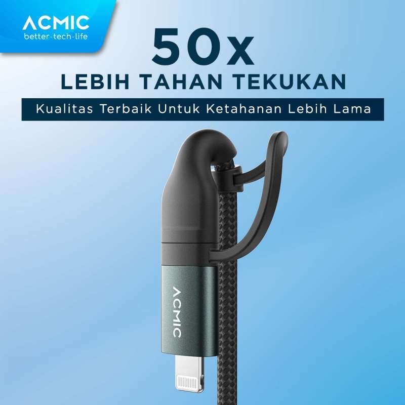 Promo Acmic Omniline 4in1 240w Kabel Data Pd 3.1 Power Delivery Ultra ...