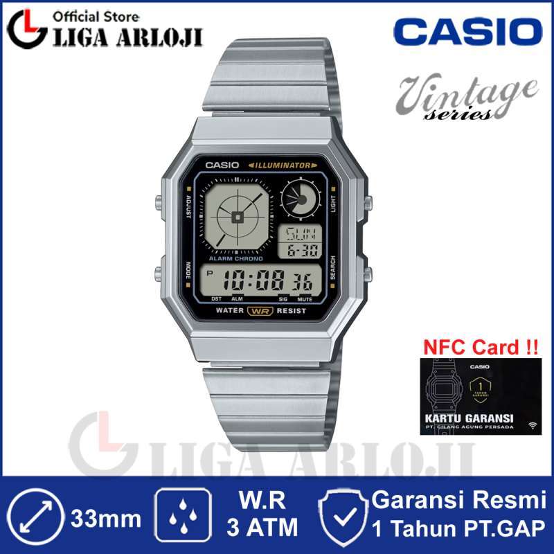 Promo Casio A130we-1adf Jam Tangan Unisex Digital Vintage Silver A130 A130we-1a A130we Diskon 42 ...