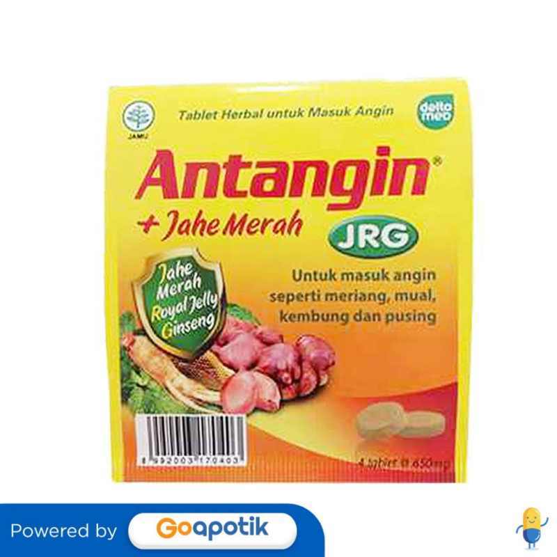 Jual Antangin Jrg Jahe Plus Merah Strip 4 Tablet Di Seller Apotek Seno ...