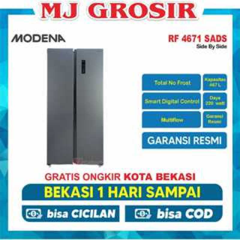 Jual Kulkas Modena Rf 4671 Sads Lemari Es 2 Pintu Side By Side Di ...