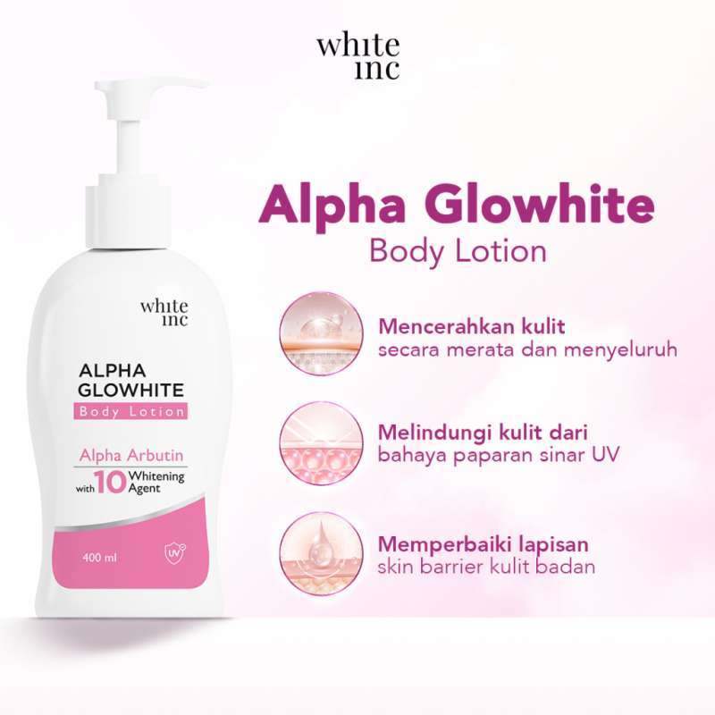 Jual [400ml] White Inc Whiteinc Alpha Glowhite Body Lotion Whitening ...