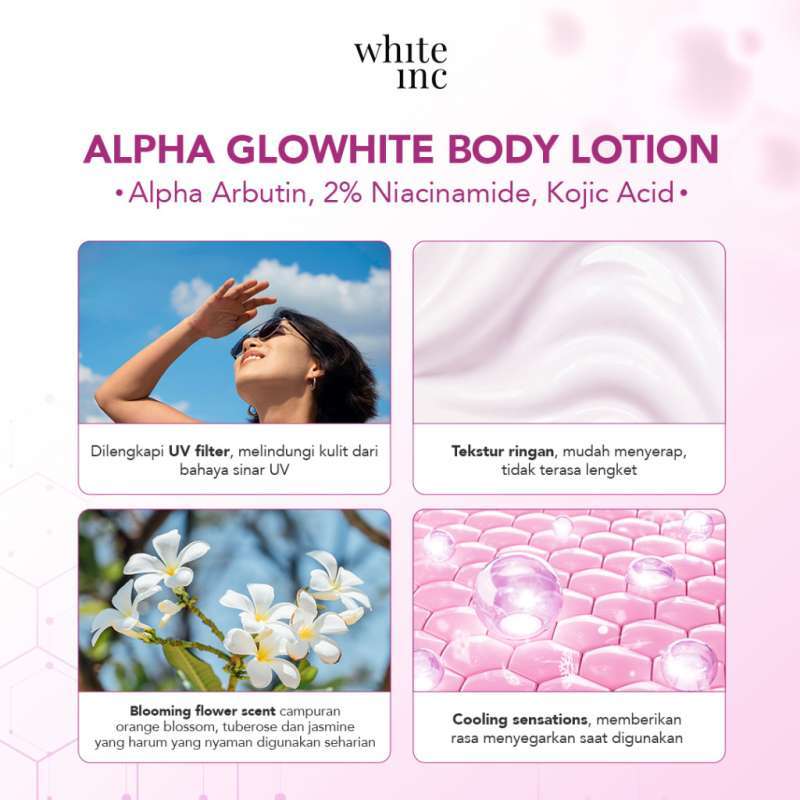 Jual [400ml] White Inc Whiteinc Alpha Glowhite Body Lotion Whitening ...