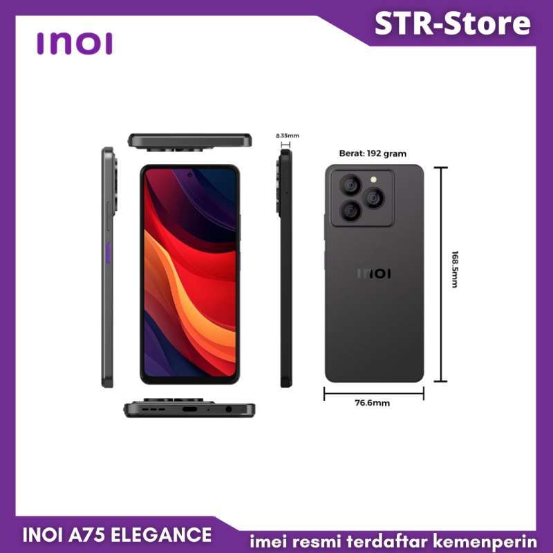 Promo Inoi A75 Elegance 8/512 GB Smartphone Garansi Resmi Inoi A 75 6/ ...