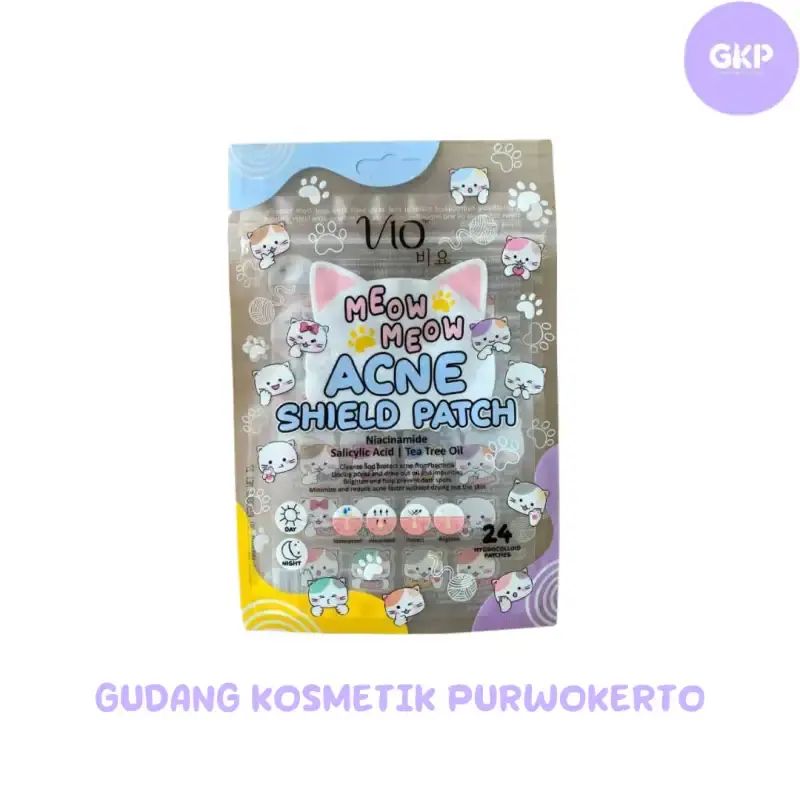 Jual Vio Acne Shield Patch Meow Meow 24 Hydrocolloid Patches Di Seller ...