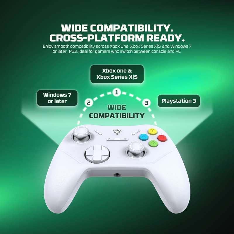 Promo Fantech Multi Platform Hall Effect Gamepad Wireless Gaming ...
