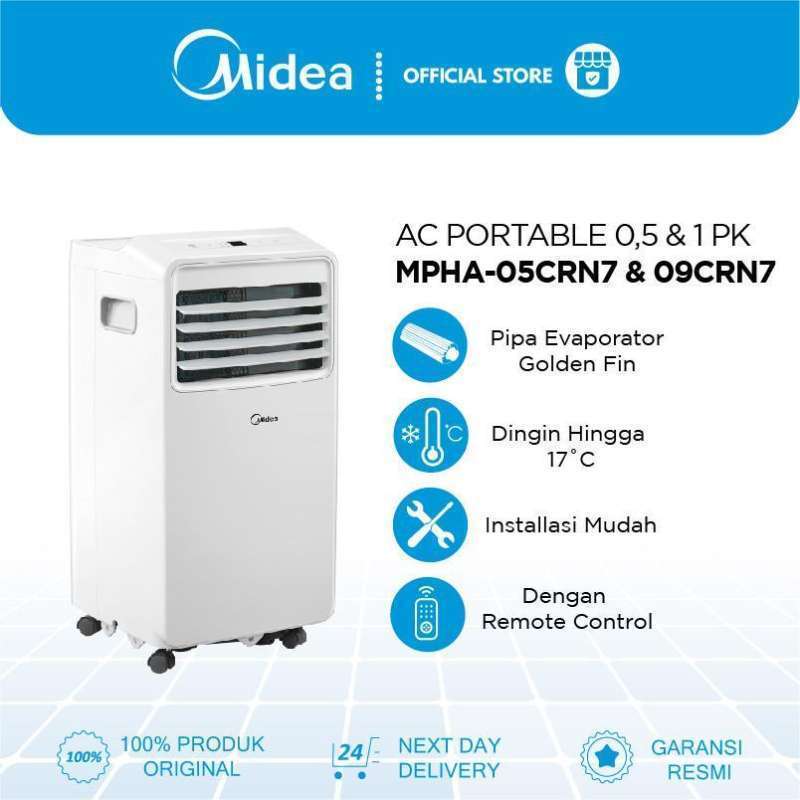 Promo Midea Ac Portable Mpha-09crn7 Diskon 25% Di Seller Midea Store By ...