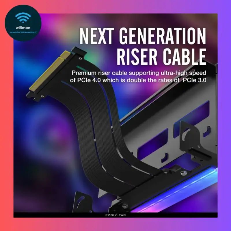 Jual Ezdiy Argb Multi Angle Vertical Gpu Mount Pcie Gen 4 VGA Rtx Gen4 ...
