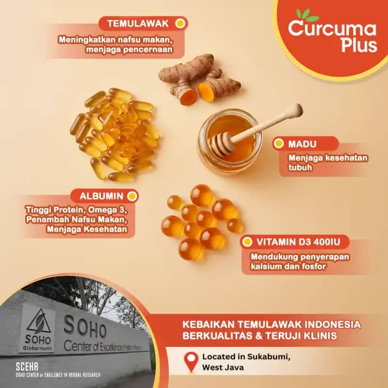 Promo Baru! Curcuma Plus Paket Anak Tumbuh Tinggi Optimal (honey Bumin ...