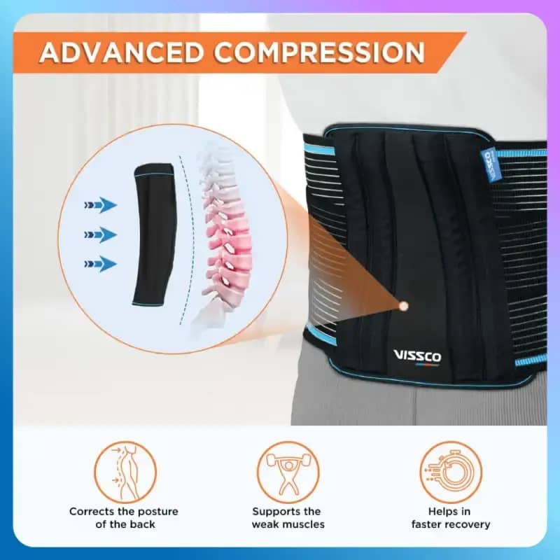 Promo Vissco - Pro Lumboset Advance Lumbo Sacral Brace With Stabilizer ...