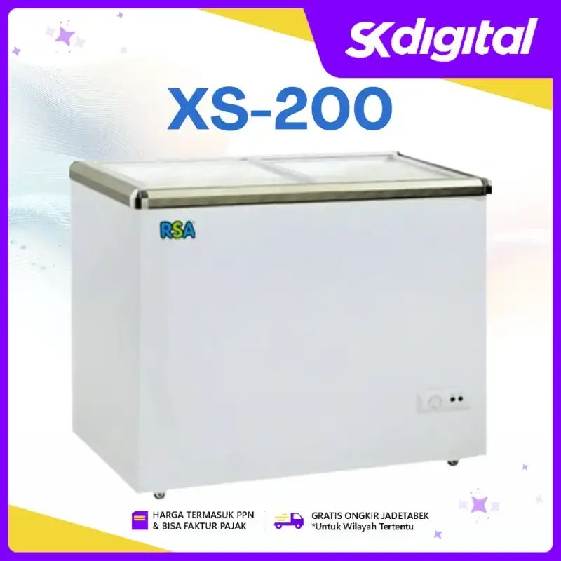 Daftar Harga Freezer 200 Liter Rsa 🔥 Original & Spesifikasi Lengkap ...