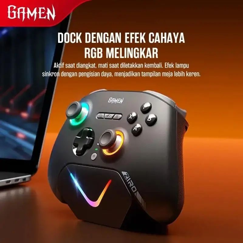 Jual Gamen Ziro Wireless Gamepad Hall Effect Controller Triple ...