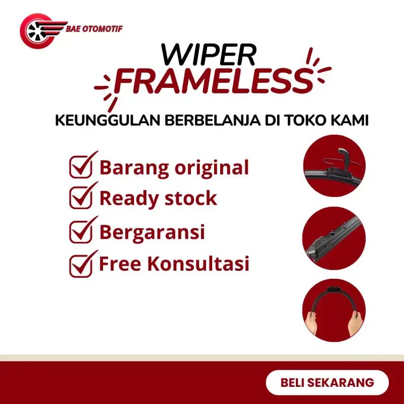Promo Wiper soft Frameless Mobil chevrolet Orlando Kaca Mobil Depan ...