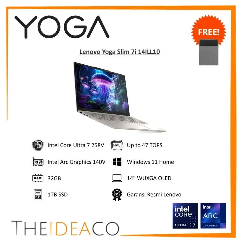 Lenovo Yoga Slim 7 I Aura - 🔥 Harga & Spesifikasi Terbaru Mei 2026