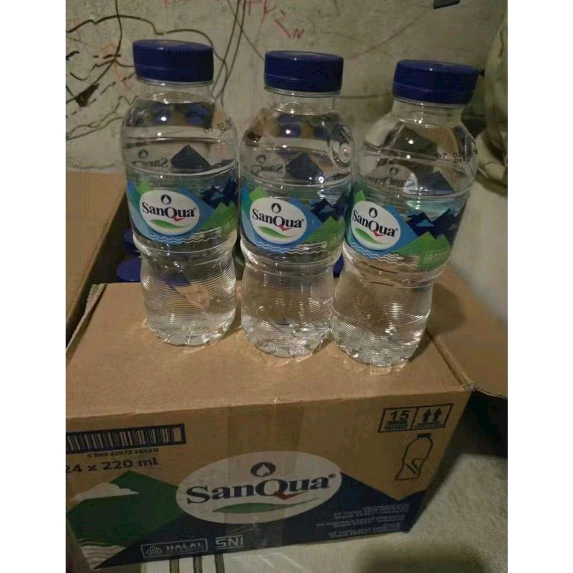 Jual Sanqua Air Mineral Ukuran 220ml Isi 24 Botol Di Seller Ayali ...