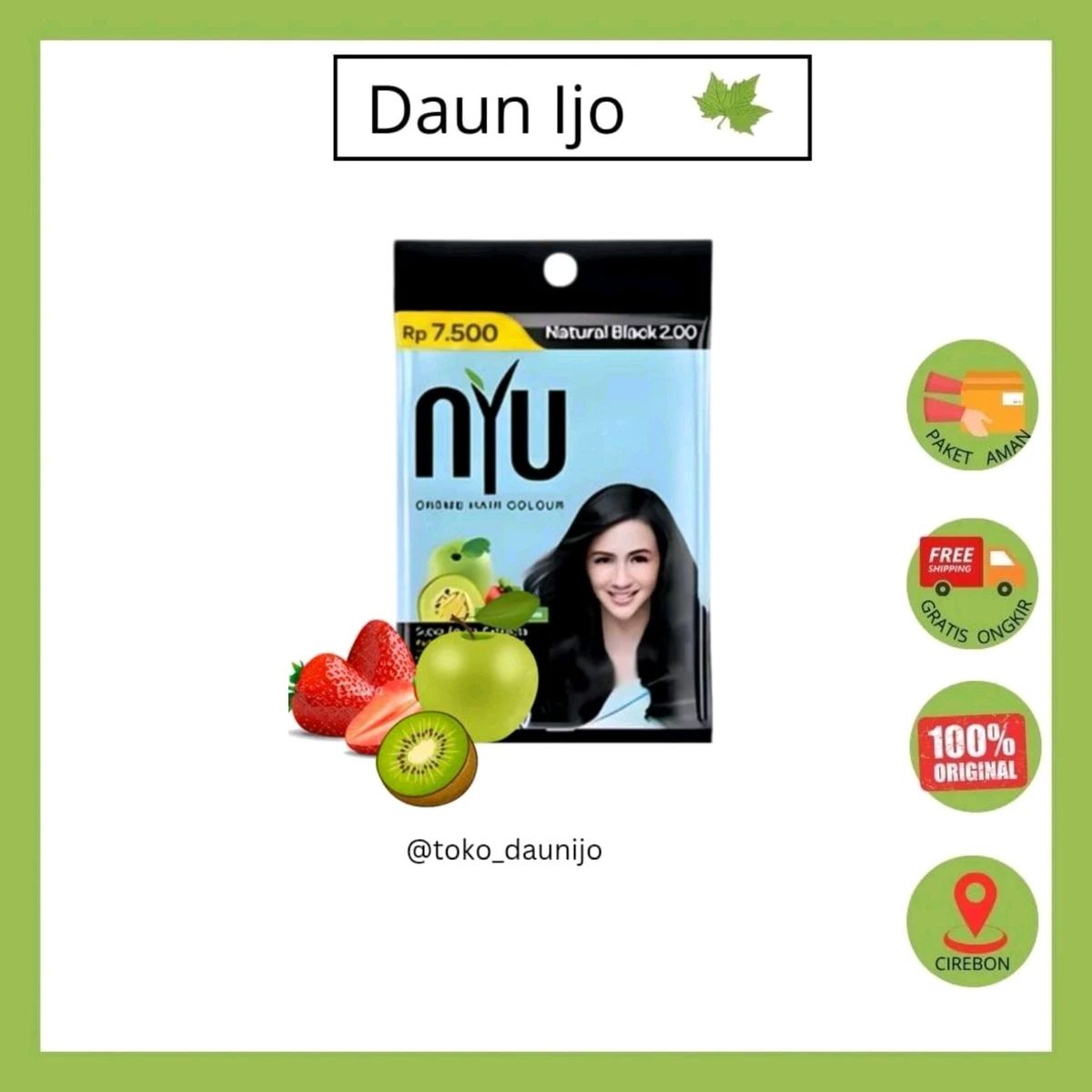 Promo Nyu Creme Hair Color 20ml Sachet Diskon 11% Di Seller Toko Daun ...
