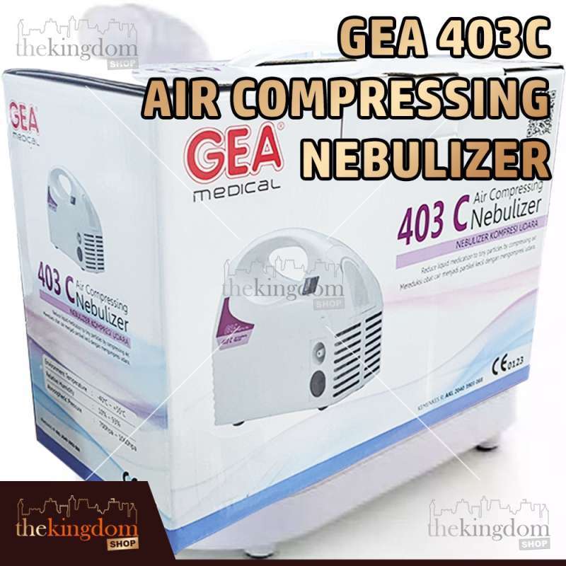 Promo Gea 402ai 403c Air Compressing Compressor Nebulizer Mesin Uap ...
