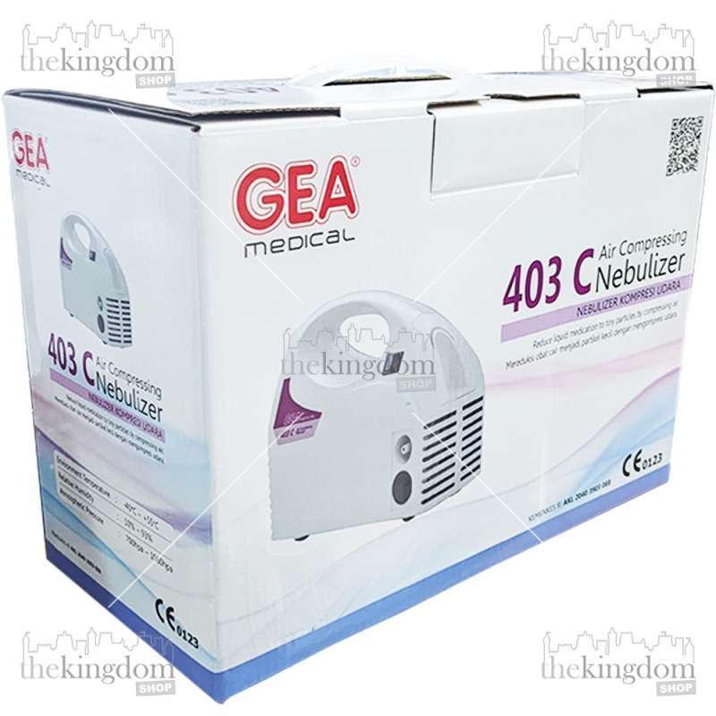 Promo Gea 402ai 403c Air Compressing Compressor Nebulizer Mesin Uap ...